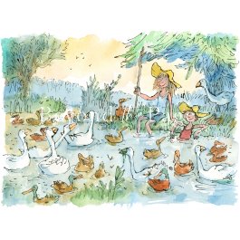 Quentin Blake - The Goose Girl and Her Brother