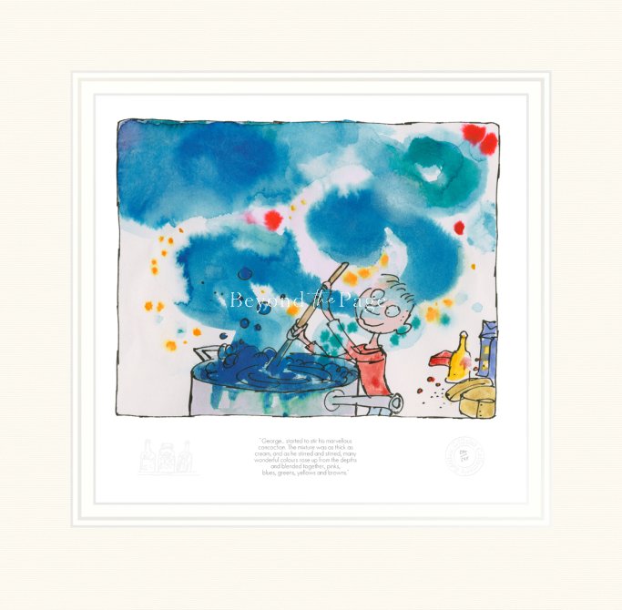 Quentin Blake Illustrations George's Marvellous Medicine